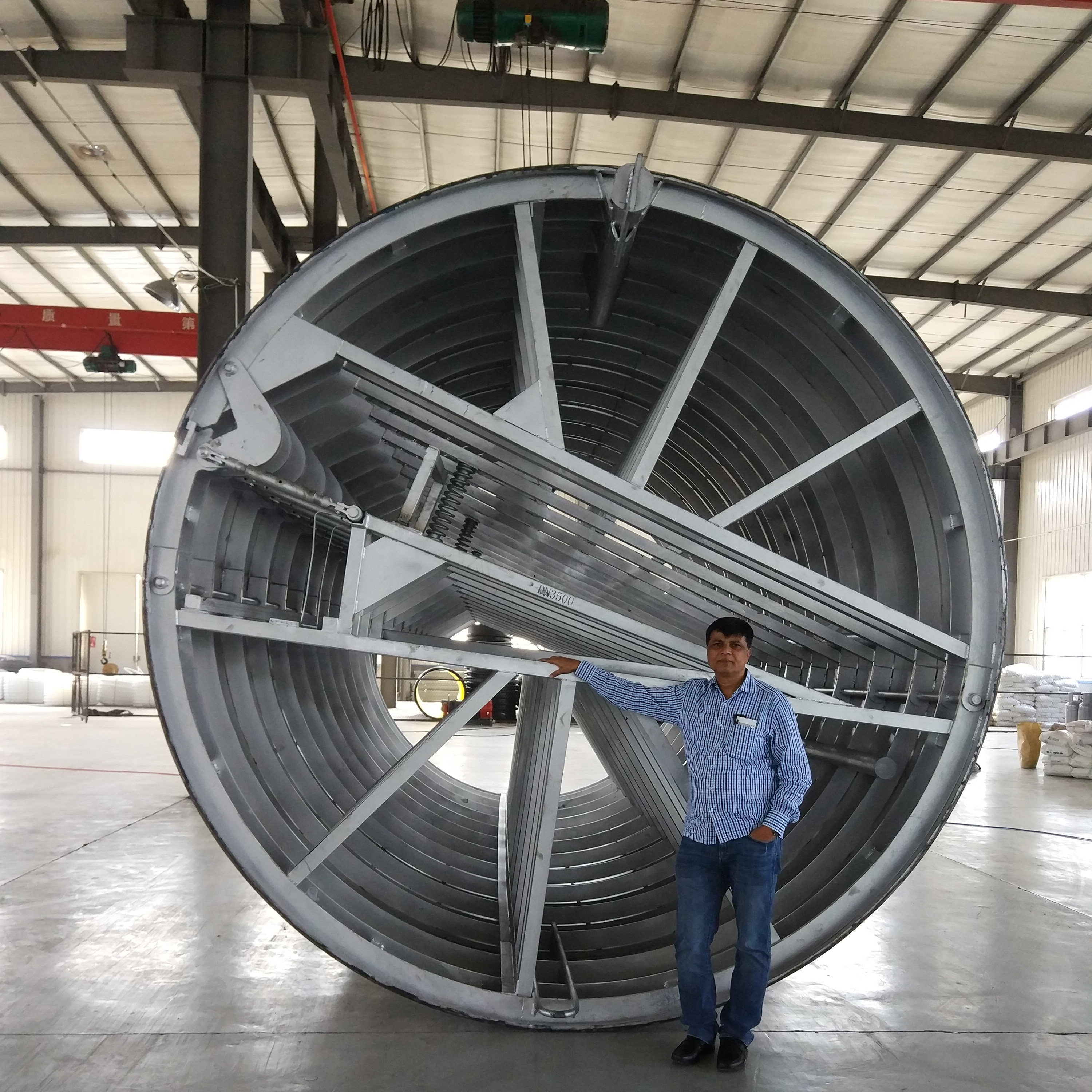 DN4000 Mandrel---spirally wound pipes winding tool from China ...