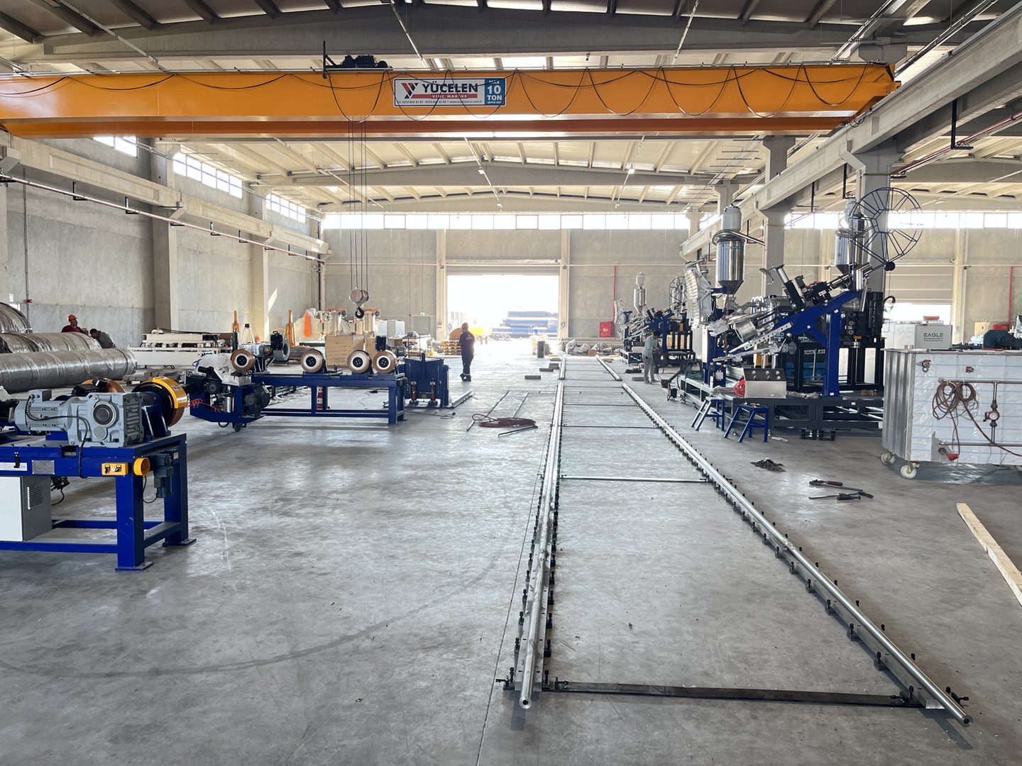 Installation of Krah pipe production line in Turkey - Eagle Machinery Co